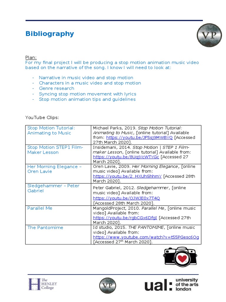 Bibliography | PDF | Entertainment | Entertainment (General)