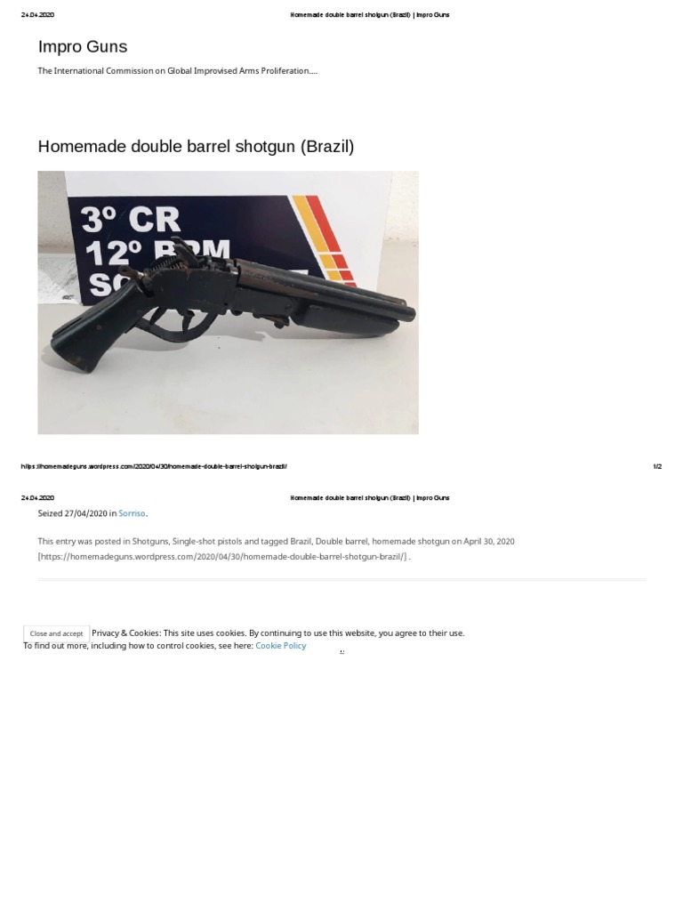 Homemade Double Barrel Shotgun (Brazil) - Impro Guns PDF | PDF
