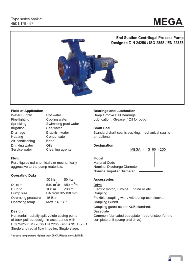 MEGA Catalogue | PDF | Pump | Chemical Engineering