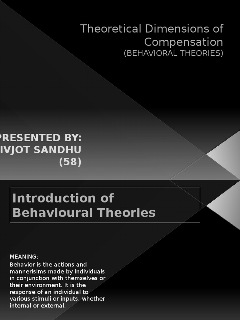 Theoretical Dimensions of Compensation | PDF | Career & Growth