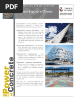 Concrete Exposure Classes A23.1-19 | PDF | Concrete | Cement