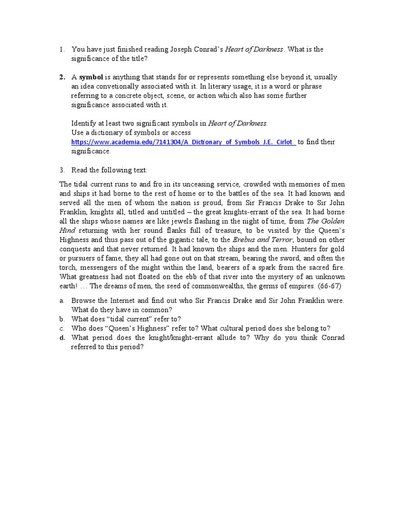 Tema Joseph Conrad | PDF | History | Classics