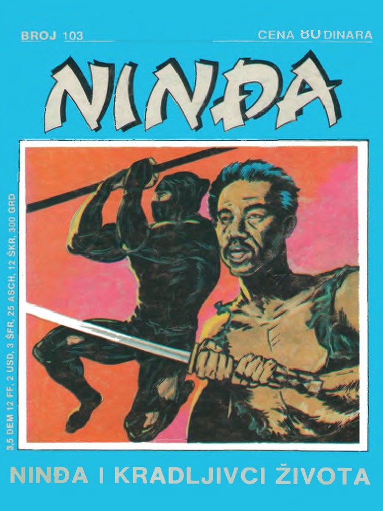 Nindža (Br. 103) Derek Finegan-Nindža I Kradljivci Života PDF | PDF