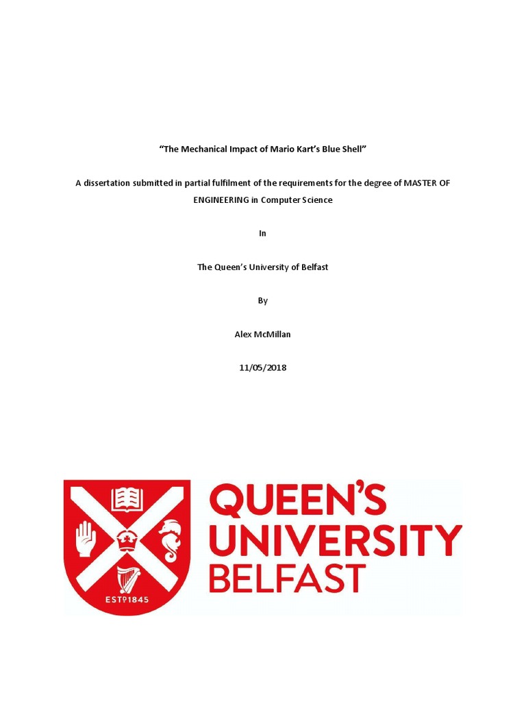 The Mechanical Impact of Mario Kart's Blue Shell | PDF | Quartile ...