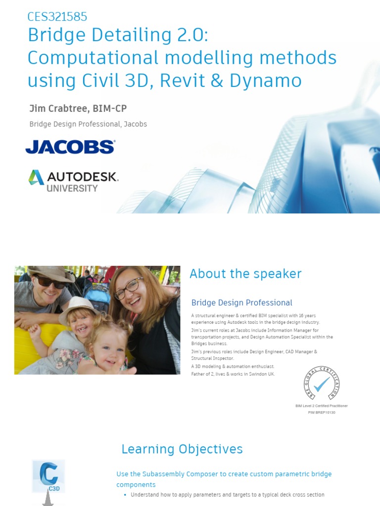 Bridge Detailing 2.0: Computational Modelling Methods Using Civil 3D, Revit & Dynamo | PDF ...