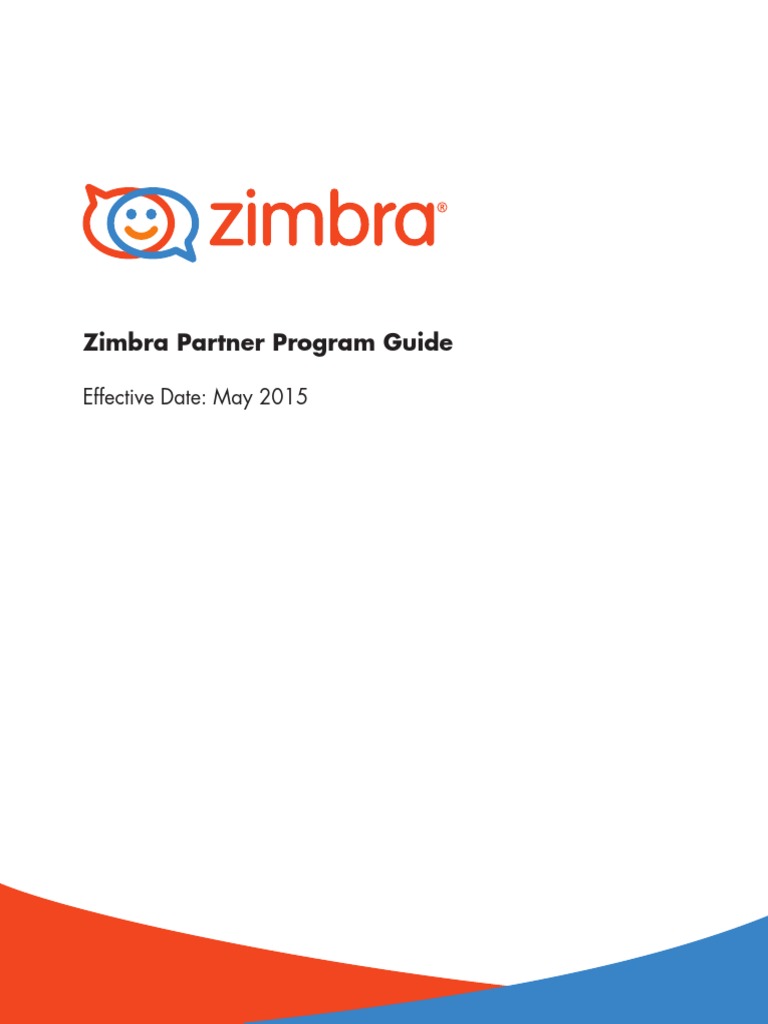 Zimbra Partner Program Guide PDF | PDF | License | Sales