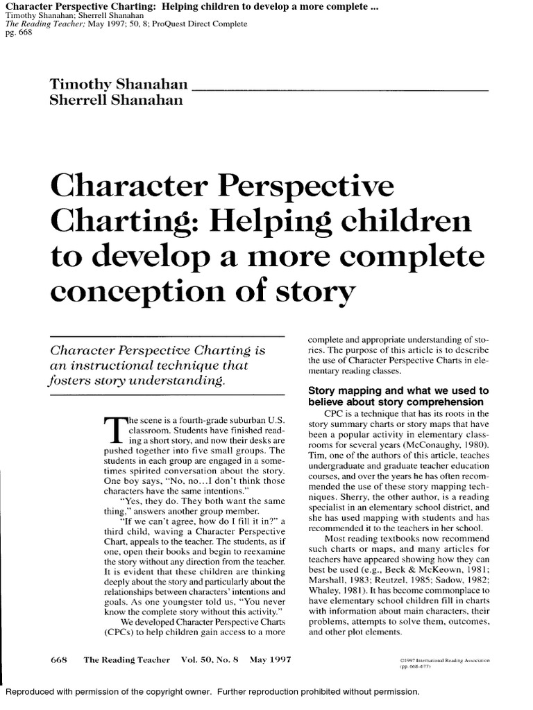 Character Perspective Charting Helping C PDF | PDF | Self-Improvement ...