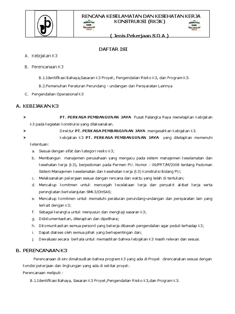 Contoh RK3K | PDF