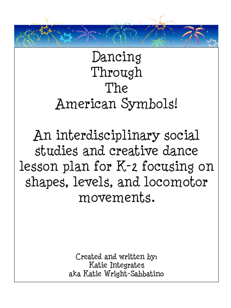 K-2 Creative Dance Lesson on Symbols | PDF | Dances | Common Core State ...