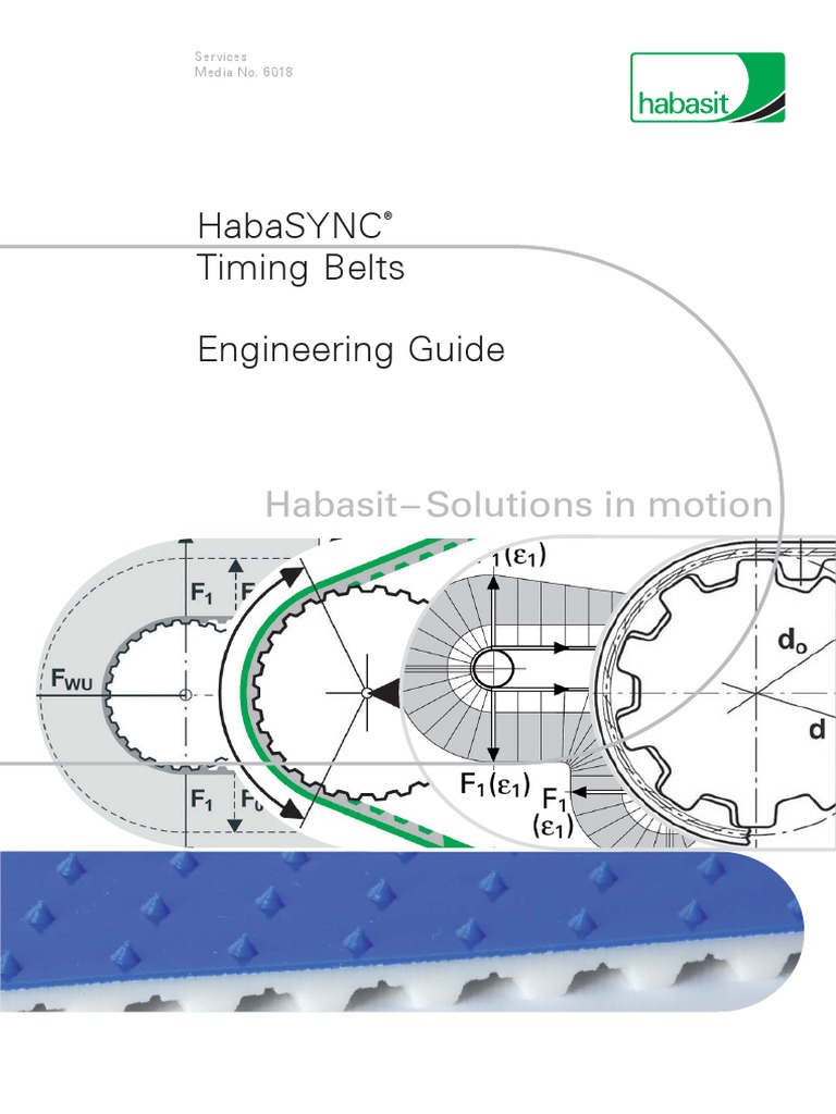 Timing Belt Engineering Guide | PDF | Belt (Mechanical) | Friction