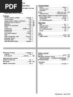 Boeing 777 Checklist | PDF | Takeoff | Cockpit