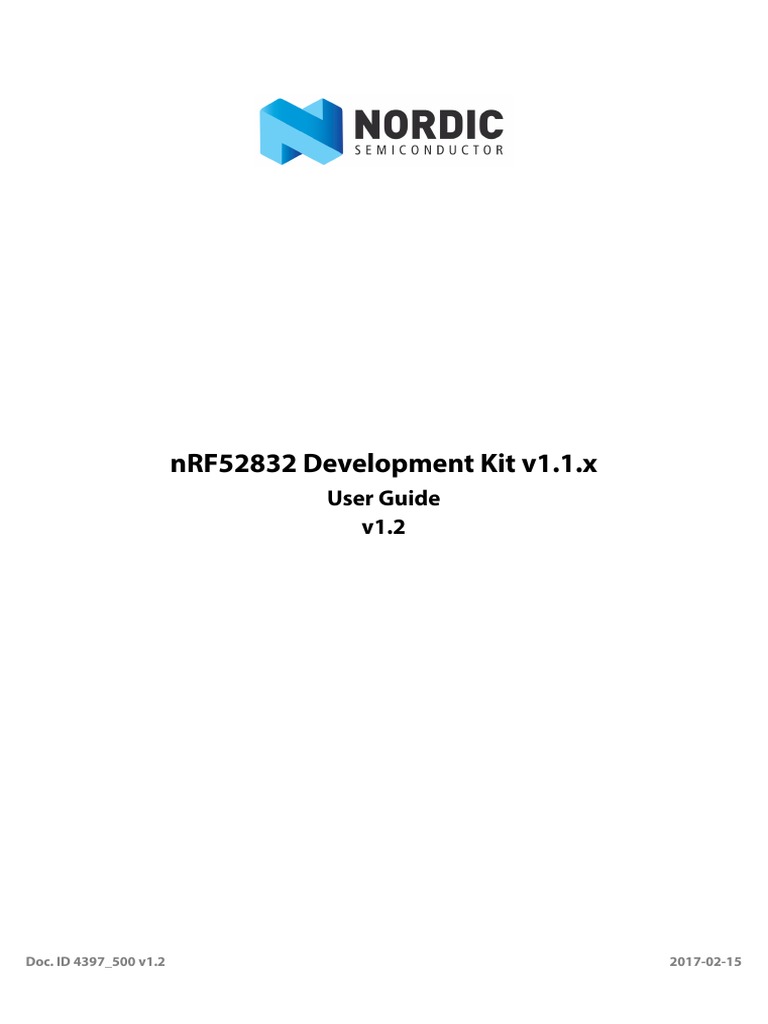 nRF52 DK User Guide v1.2 PDF | PDF | Booting | Microcontroller