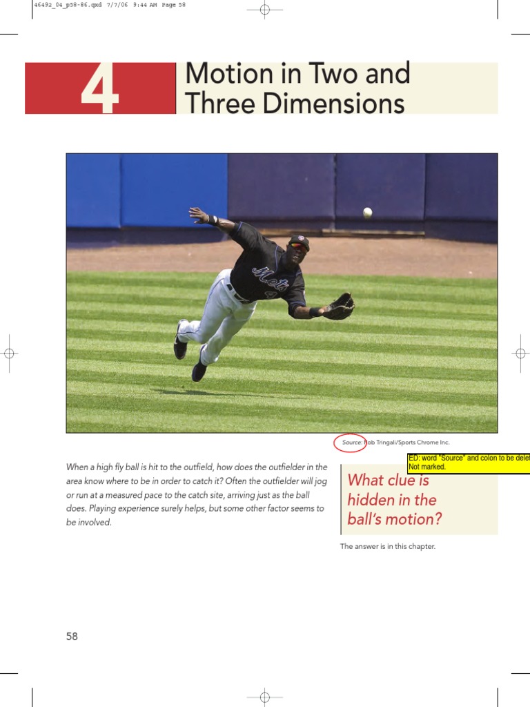 Motion in Two and Three Dimensions | PDF | Velocity | Euclidean Vector