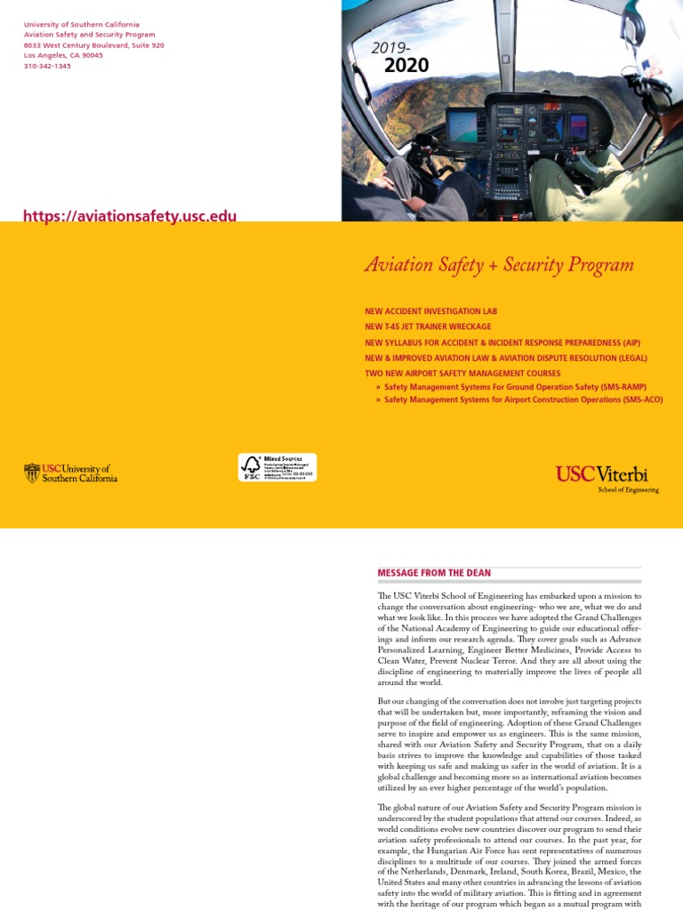 Aviation Safety + Security Program | PDF | Helicopter | Aviation Safety