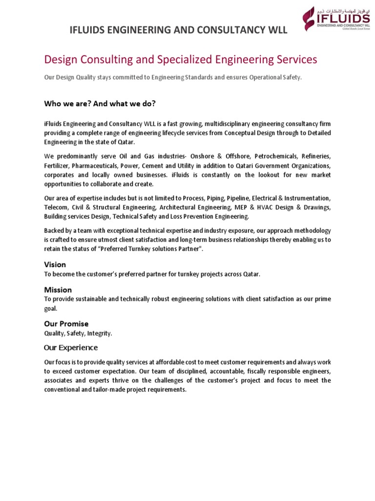 Design Consulting and Specialized Engineering Services | Download Free ...