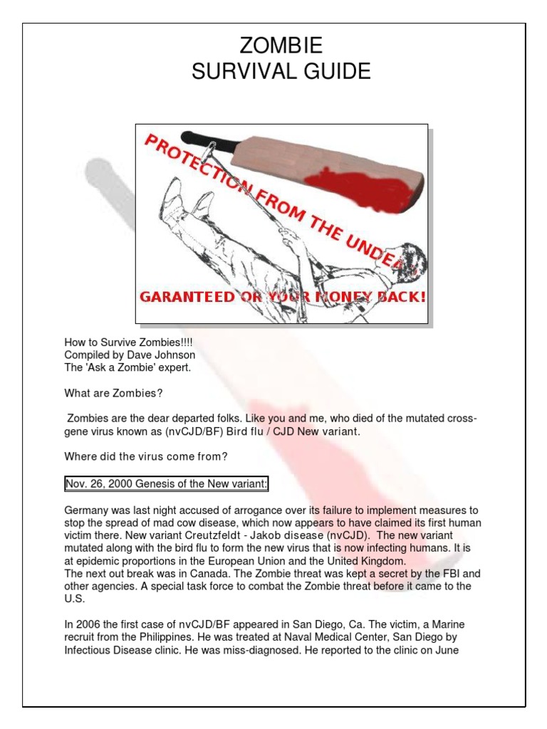 How To Survive Zombies | PDF | Brainstem | Radio