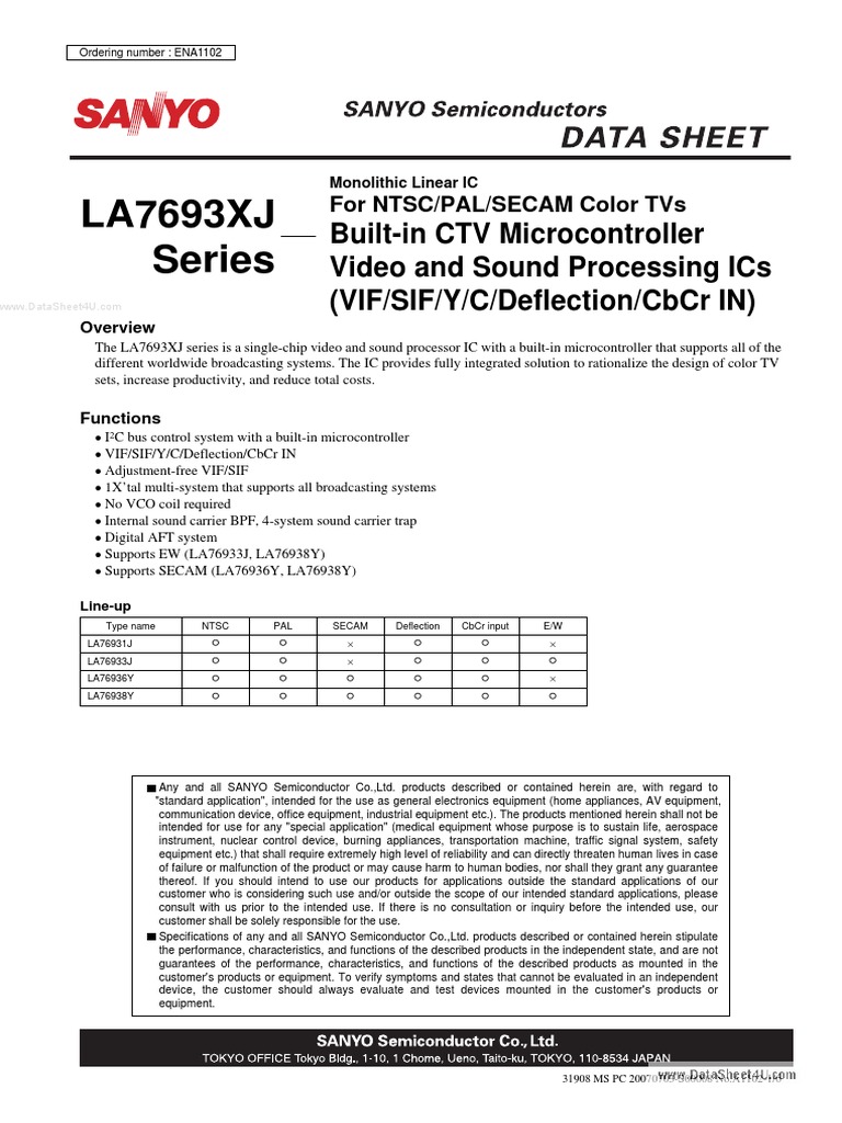 Datasheet PDF | PDF | Microcontroller | Integrated Circuit