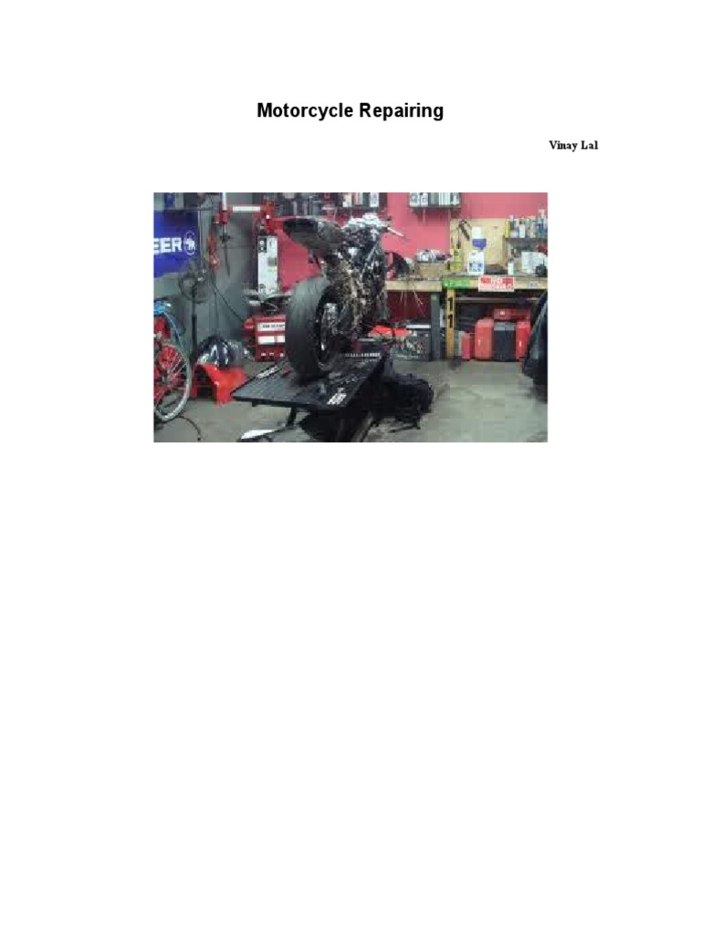 Motor Cycle Repairing | PDF | Transmission (Mechanics) | Motorcycle