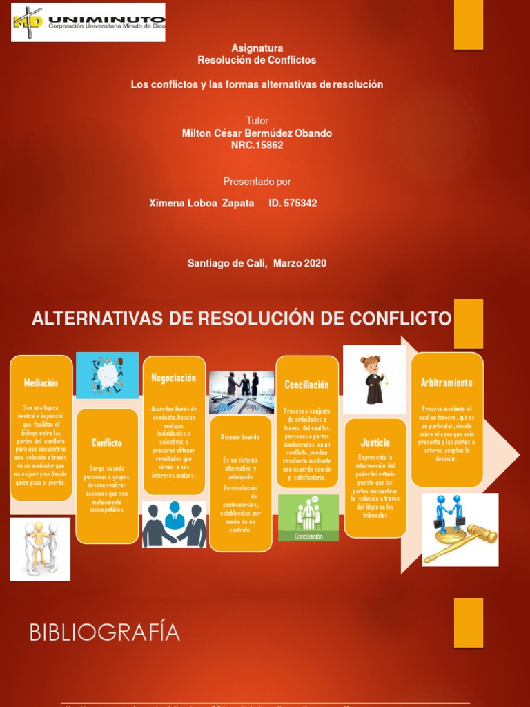 Los Conflictos y Las Formas Alternativas de Resolución | PDF | Mediación | Resolución de conflictos