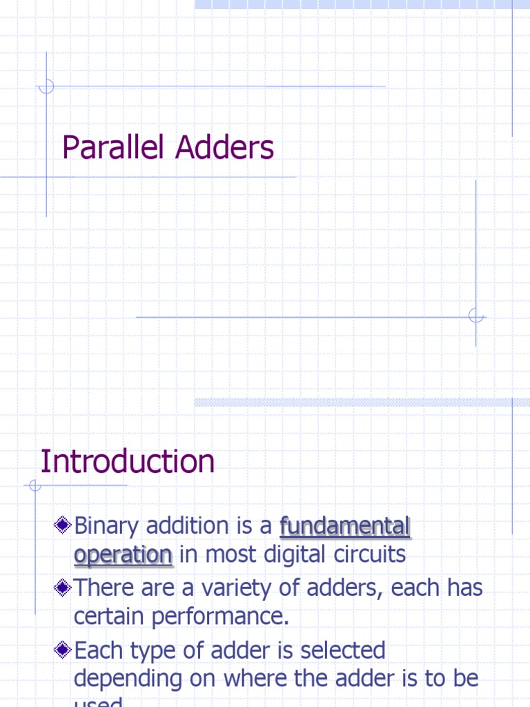 Adders | PDF | Digital Technology | Computing
