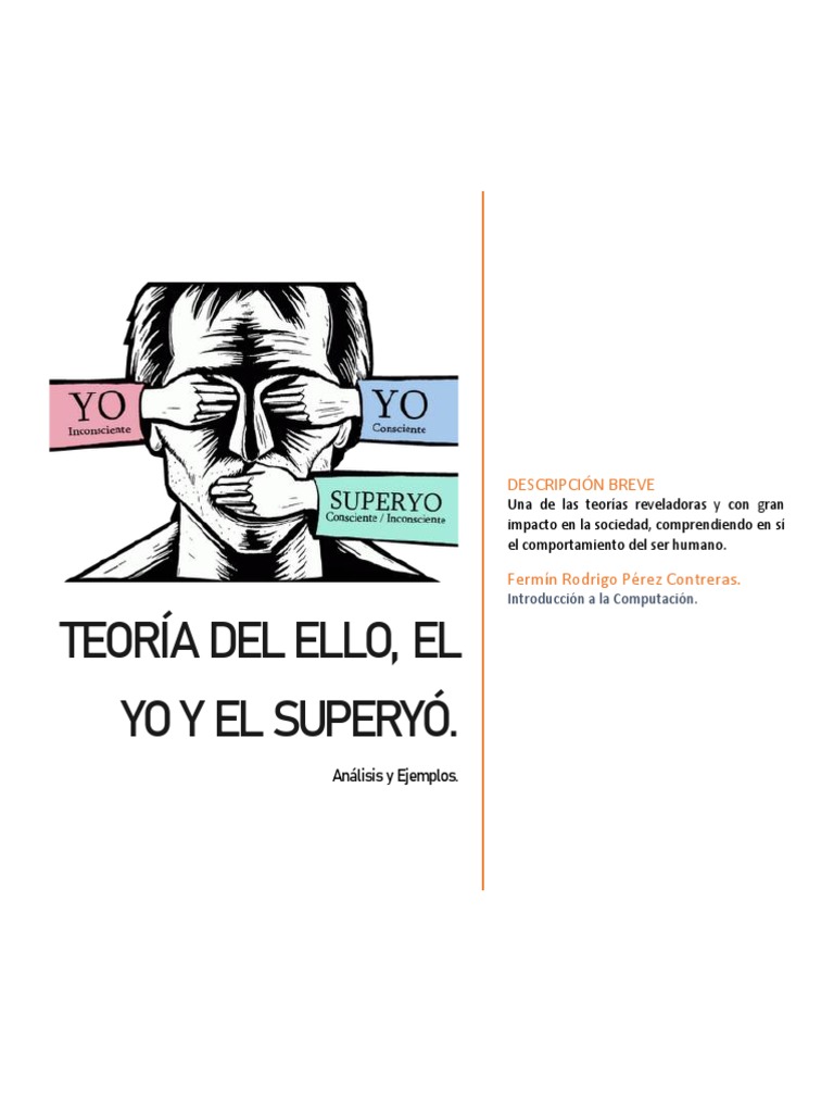 Teoría Del Ello, El Yo y El Superyó. | PDF | Carné de identidad ...