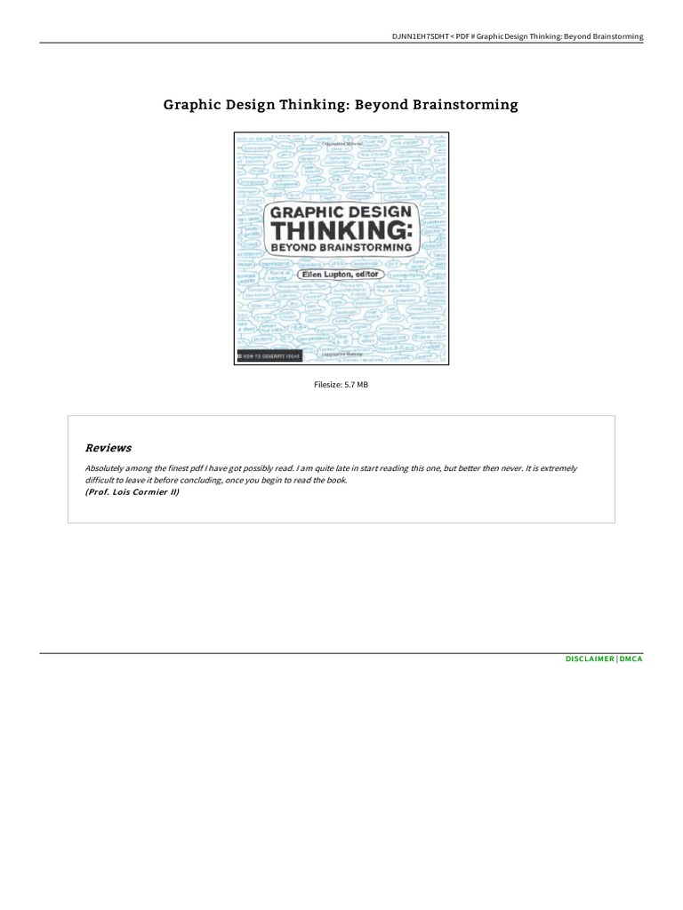 Graphic Graphic Design Thinking Beyond Brainstorming 2k5gfY2f8Cd1 | PDF ...