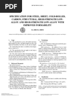 Astm A1008-A1008m-2004 | PDF | Steel | Rolling (Metalworking)