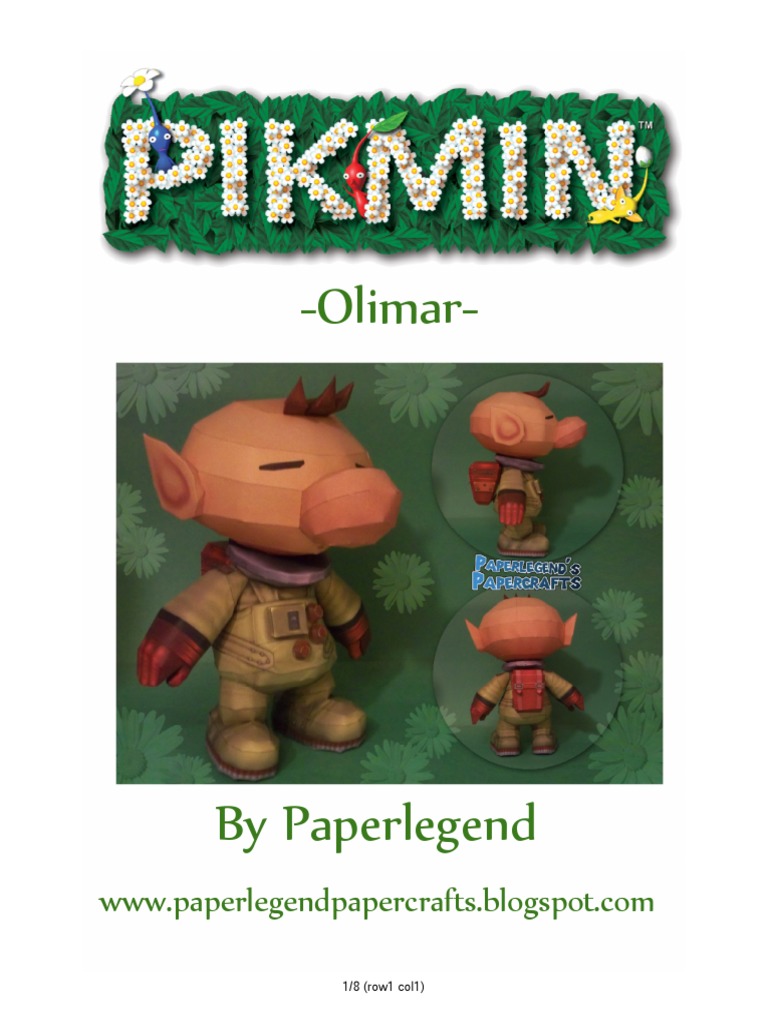 Olimar 3D Model Crafting Guide | PDF