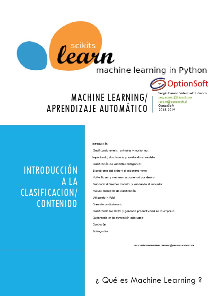 Curso Machine Learning Modulo 1 | PDF | Aprendizaje automático ...