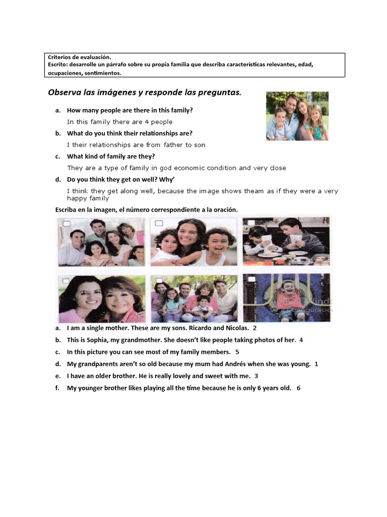 Noveno Lesson 2 - AROUND MY LOVE-FAMILY LIFE | PDF | Foreign Language ...