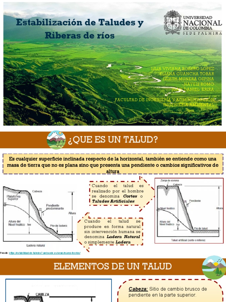 Control de Taludes Expo Manejo | PDF | Los bosques | Río