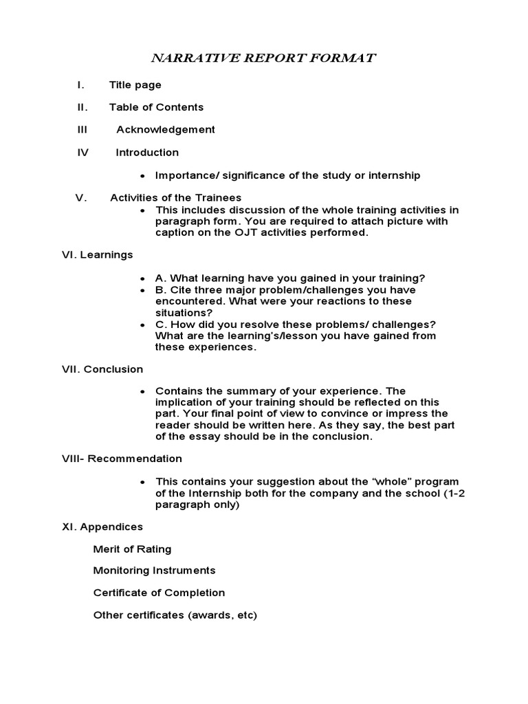 Narrative Report Format 2020 | PDF | Learning | Communication