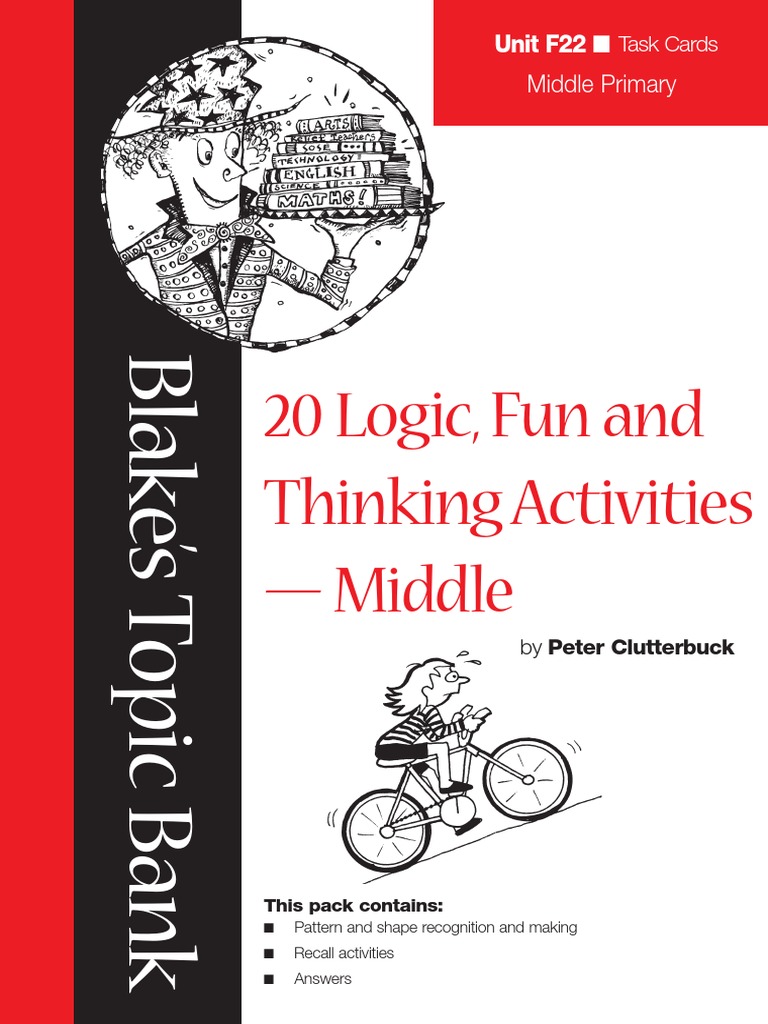 20 Logic, Fun and Thinking Activities - Middle: Unit F22 | PDF