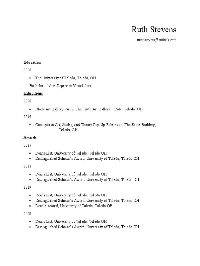 Thesis Resume | PDF