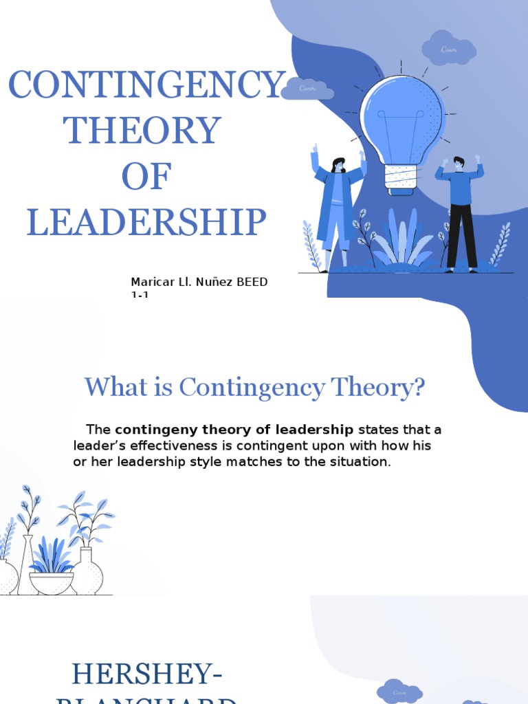 Contingency Theory of Leadership | PDF | Leadership | Behavioural Sciences