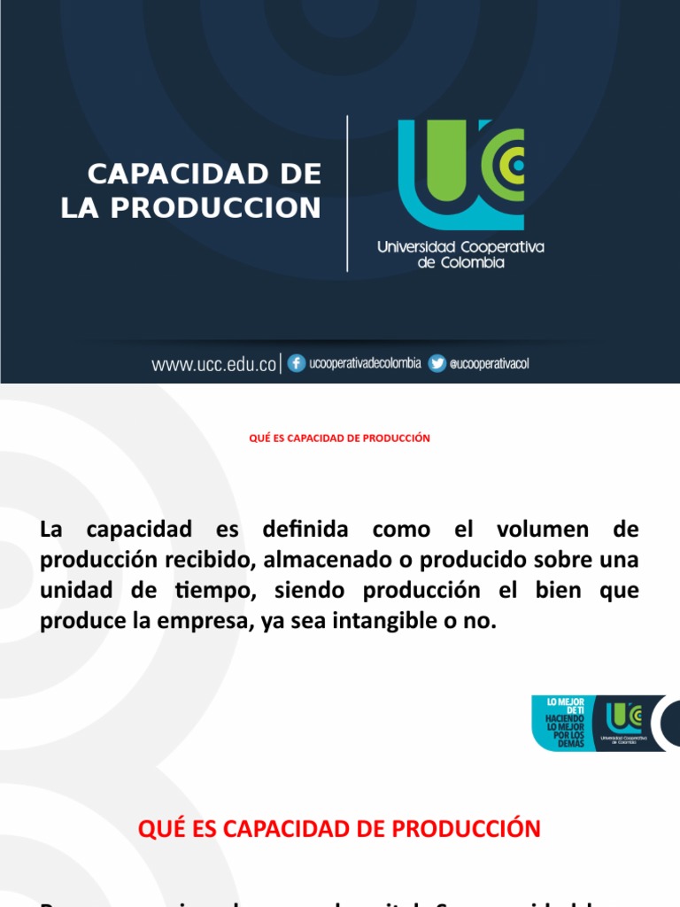 Capacidad de Produccion 2 | PDF | Planificación | Demanda