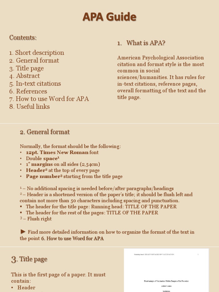 Apa Guide - Light Version | PDF | American Psychological Association ...