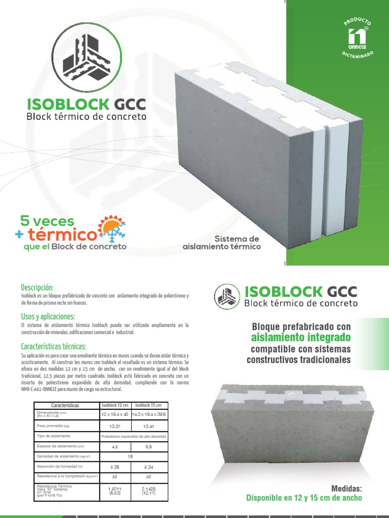 ISOBLOCK Folleto 0817 - Digital Final | PDF | Aislamiento térmico ...