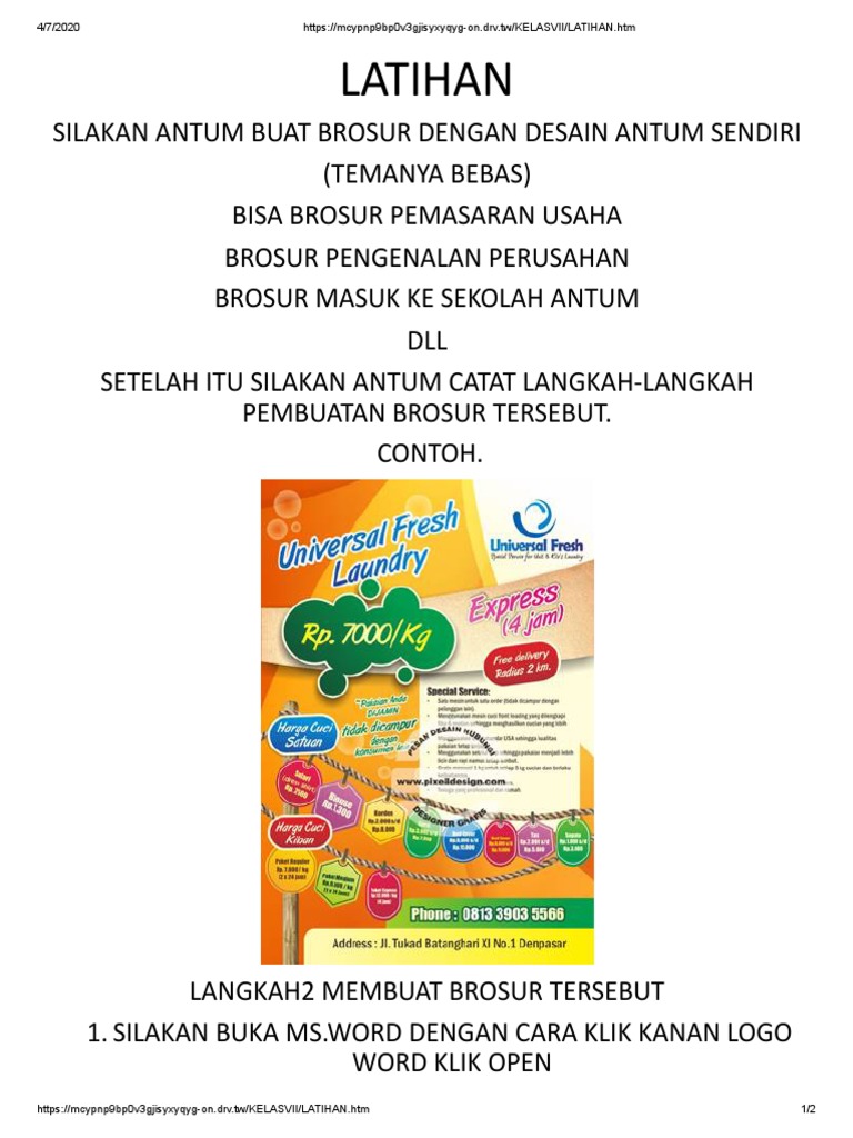 Tgs Brosur Tik | PDF