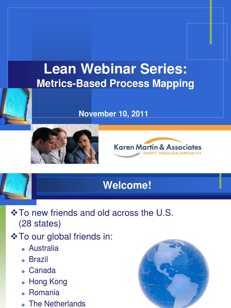Lean Webinar Series:: Metrics-Based Process Mapping | PDF | Web ...