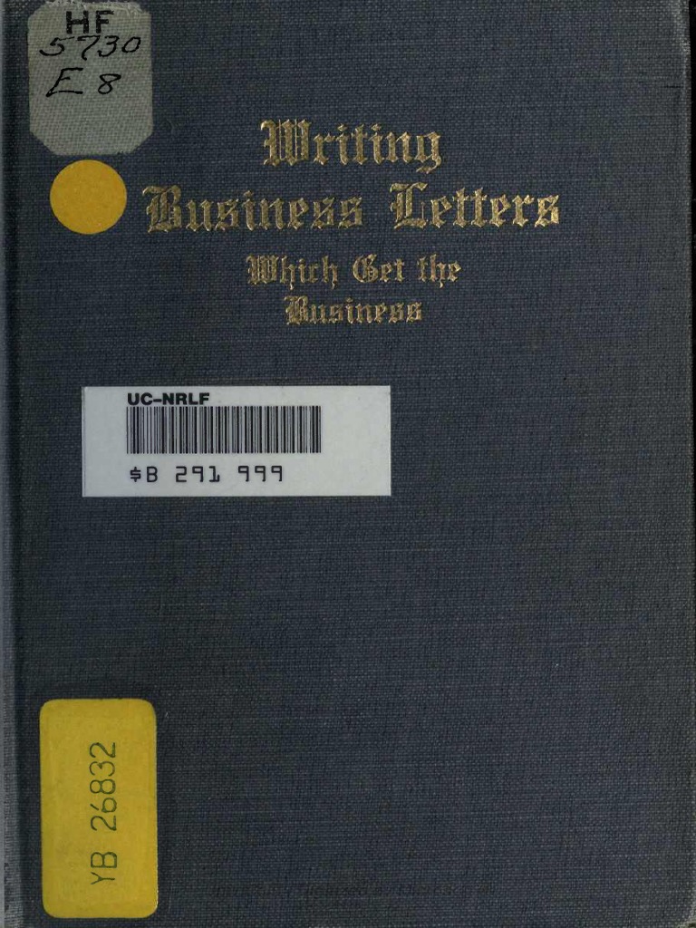 Writing Business Letters | PDF | Typewriter | Desk