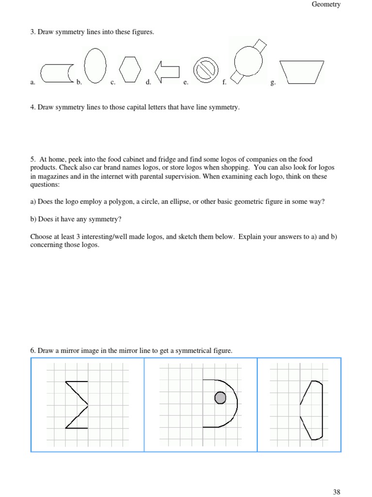 Exploring Symmetry and Geometry in Logos: A Study of Line Symmetry ...