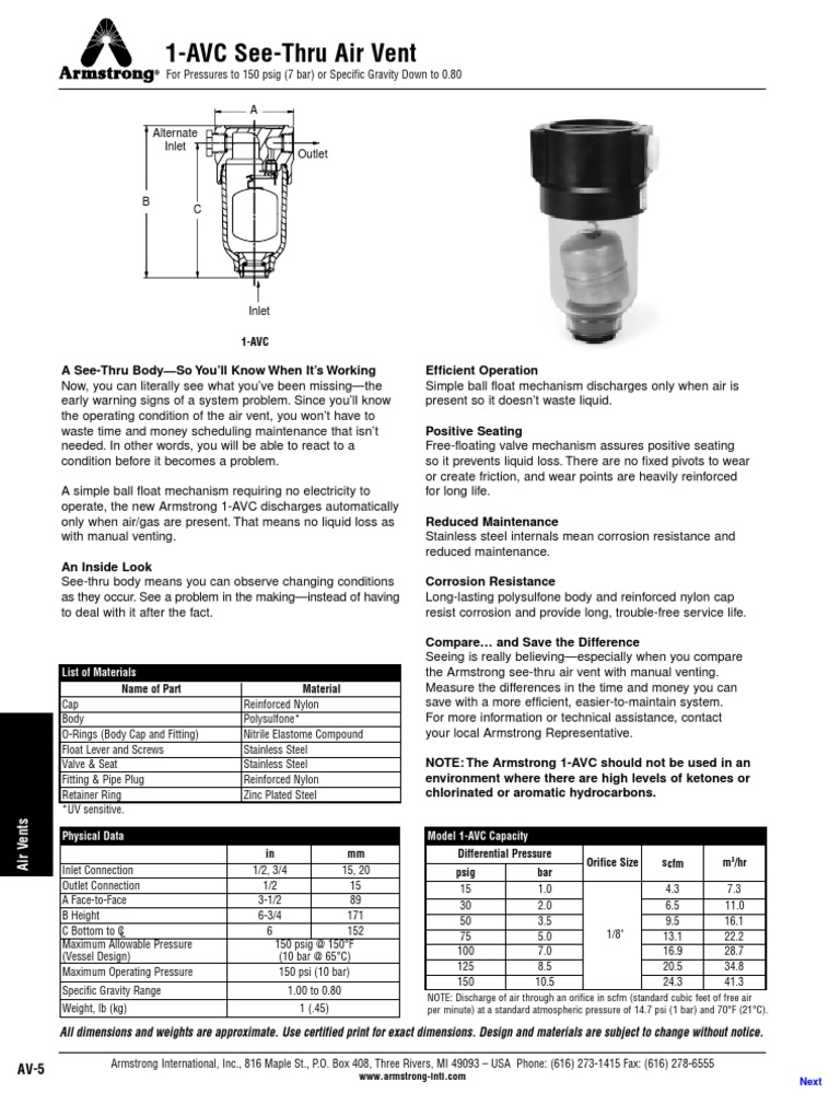 Av 05 | PDF | Valve | Pressure