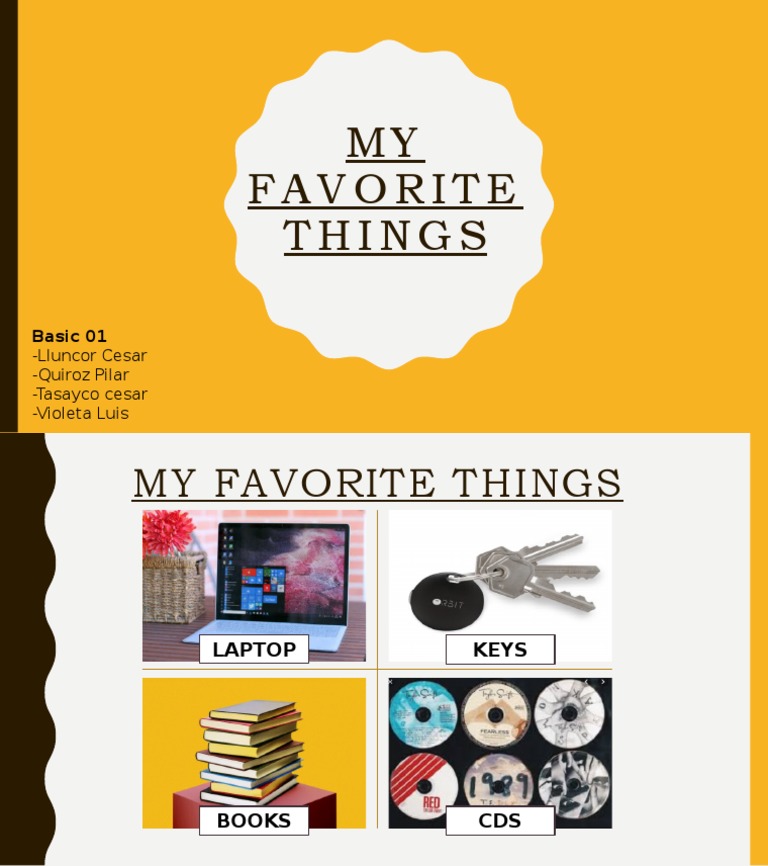My Favorite Things | PDF