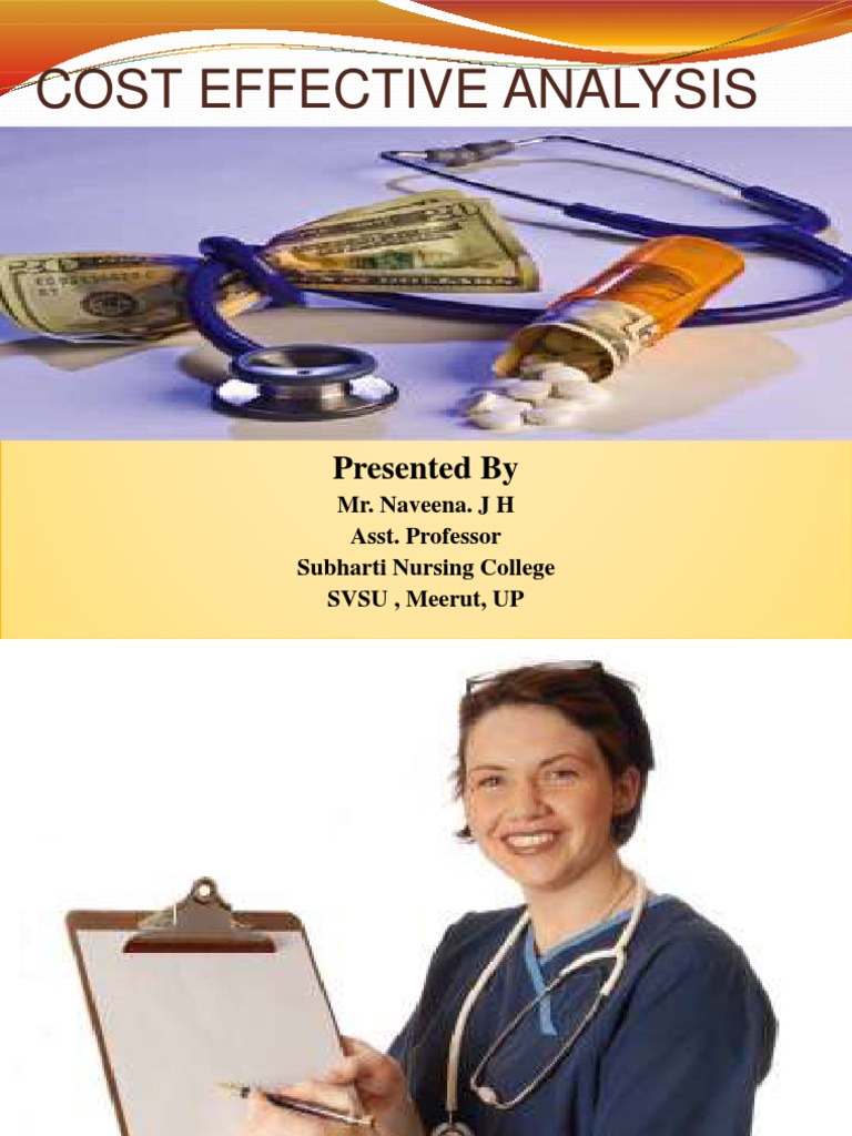 Cost-Effectiveness Analysis in Healthcare | PDF | Cost Effectiveness ...