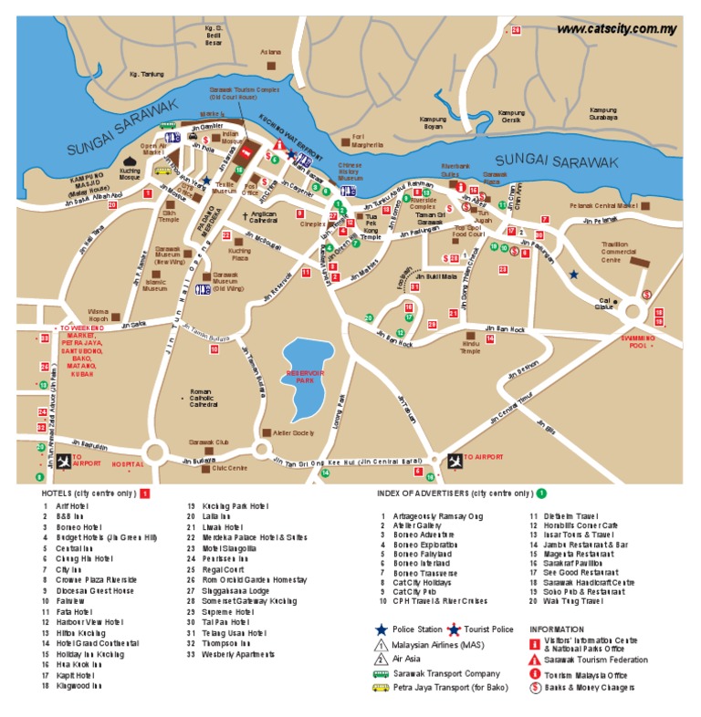 Kuching Tourist Map and Guide | PDF