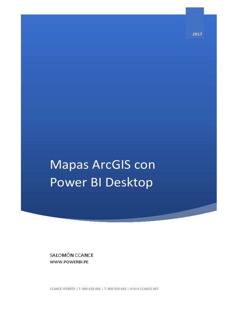 Integración de ArcGIS en Power BI | PDF | Arc Gis | Mapa