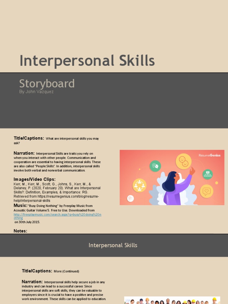 Storyboard Template | PDF | Social Skills | Empathy