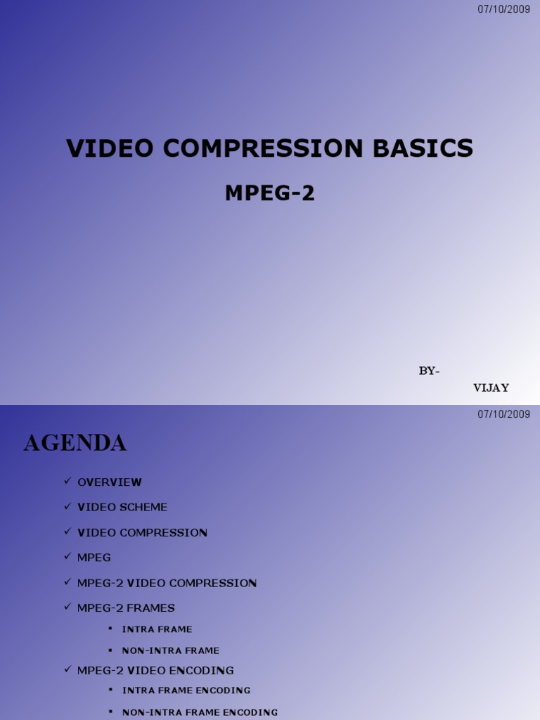 Video Compression Basics | PDF | Data Compression | Video