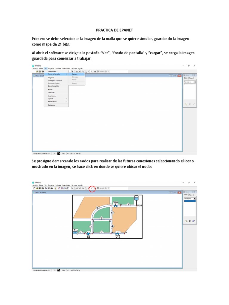 EPANET Practica | PDF | Microsoft Excel | Software